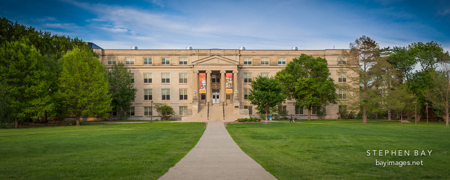 Photo: Curtiss Hall panorama. Iowa State University.