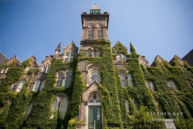 Photo: Gothic revival building at 1 Spadina Crescent. Toronto, Canada.