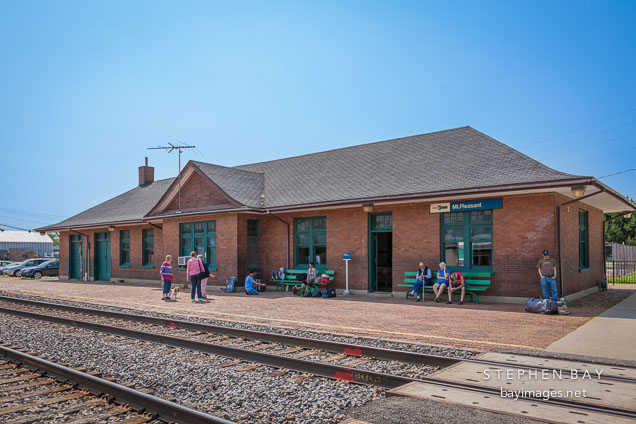 Photo: Mount Pleasant Amtrak Station.