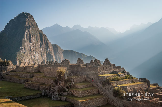 Photo: North east side main square. Machu Picchu, Peru.